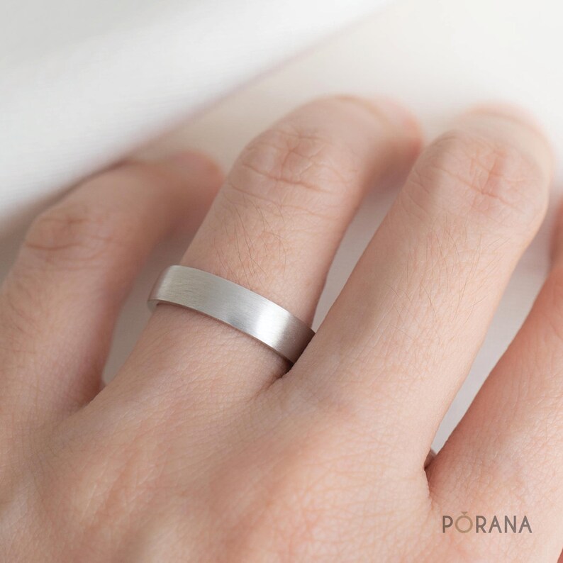 Classic and Simple Wedding Ring for Men in 14K/18K Solid - Etsy