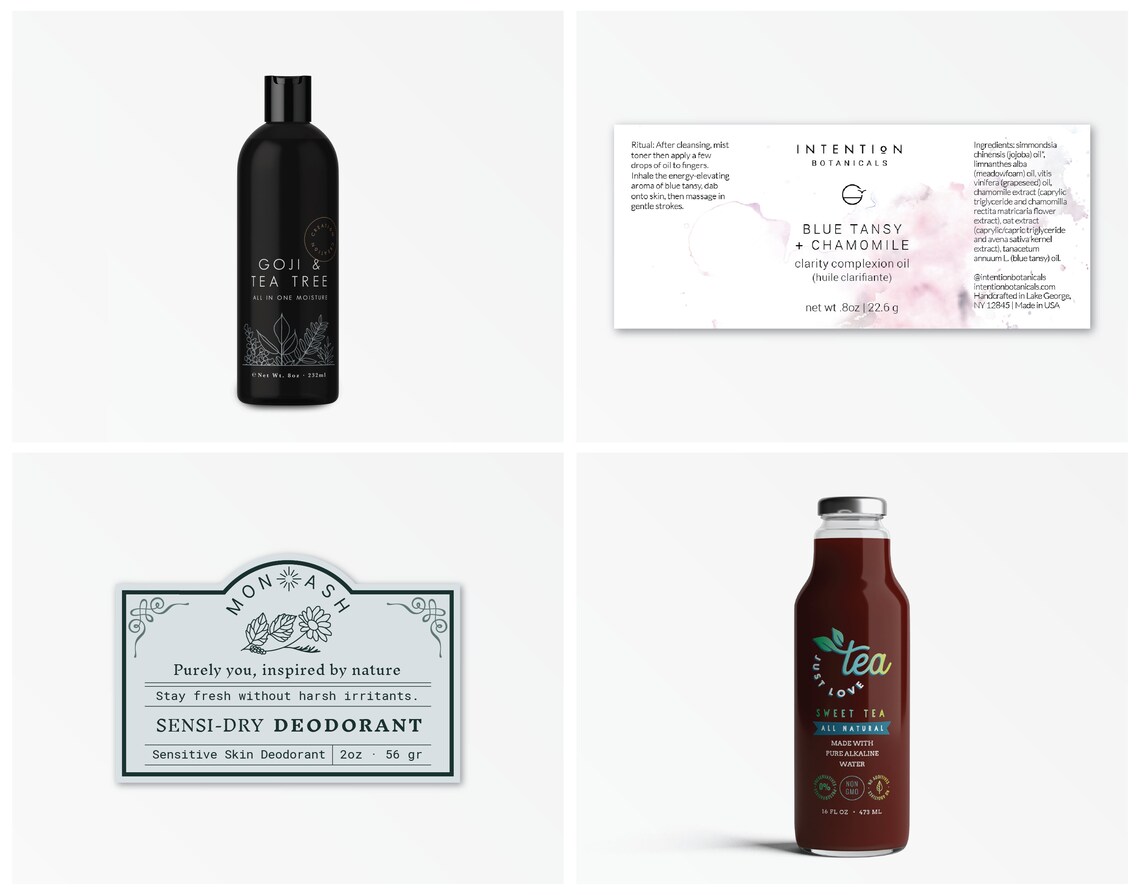 Custom Label Design Label Design Custom Product Label - Etsy Canada