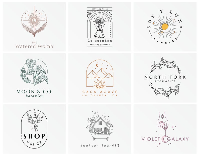 Branding Logo Branding Kit Custom Logo Design Custom - Etsy