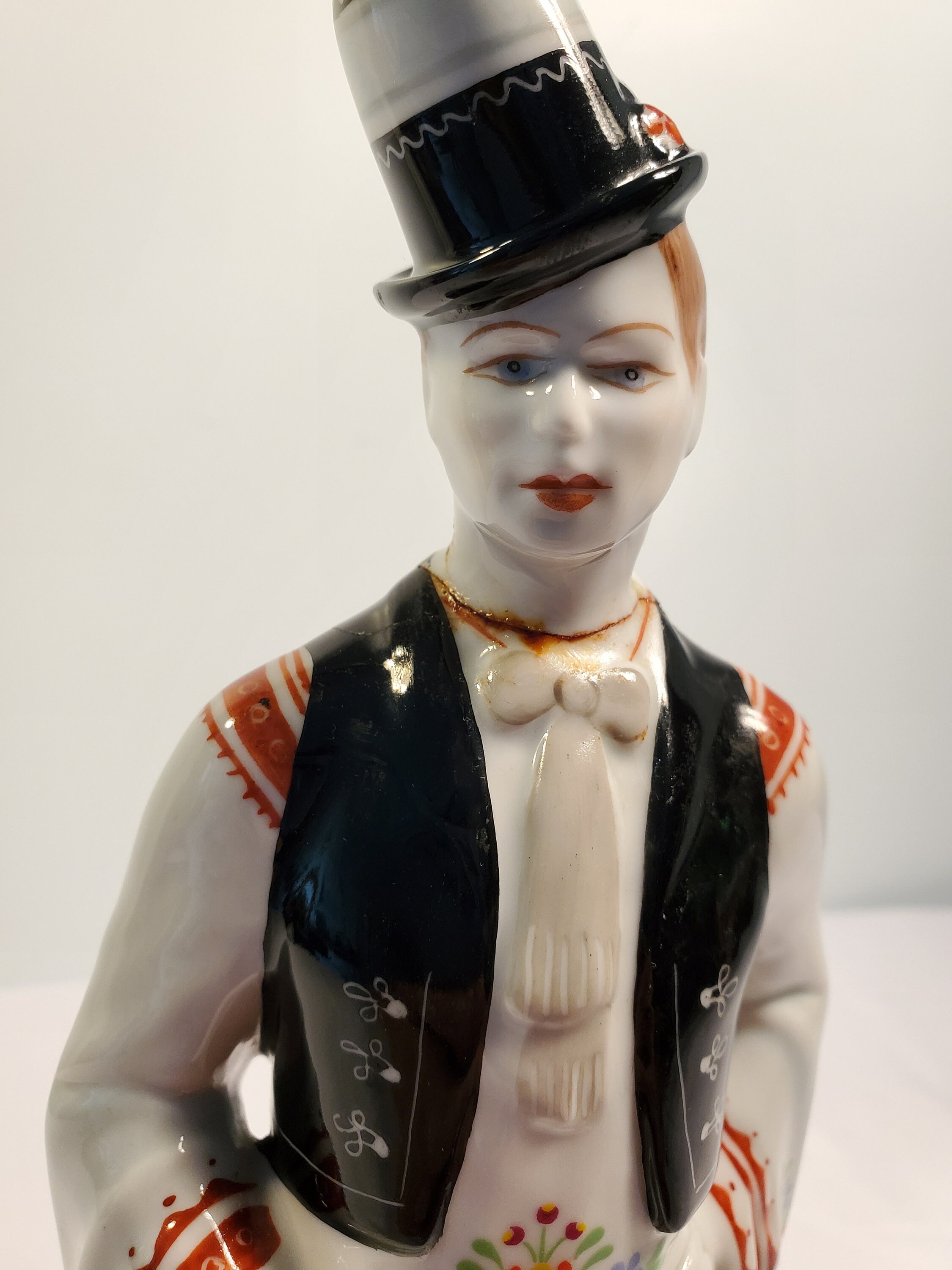 Hollohaza Hungarian Porcelain Man Classic Costume Hand - Etsy