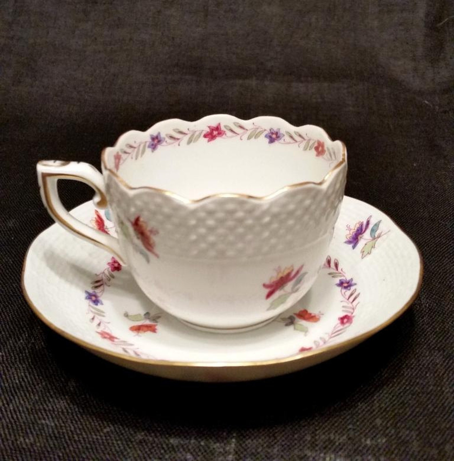 Herend Nanking Bouquet Pattern RARE Vintage Porcelain - Etsy