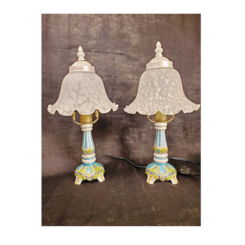 Small Glass Lamp Shades - Etsy