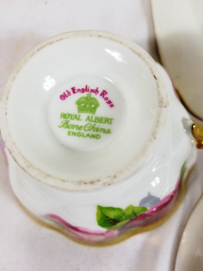 Royal Albert Crown China Old English Rose Pattern 1925-27 - Etsy