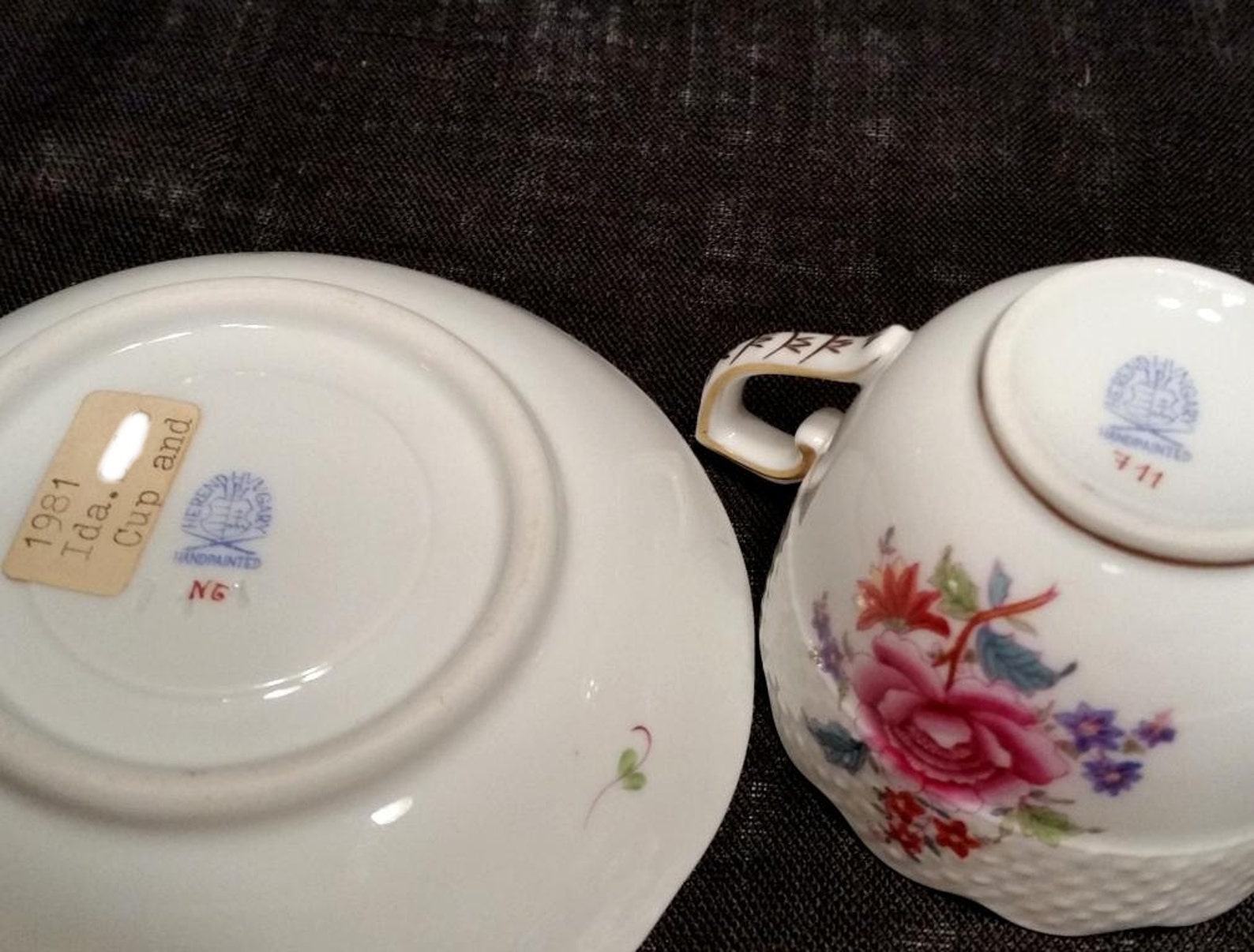 Herend Nanking Bouquet Pattern RARE Vintage Porcelain - Etsy