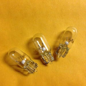 10 Wedge Base Incandescent Lamps 8v-300ma Bulbs / for Pioneer and Other ...