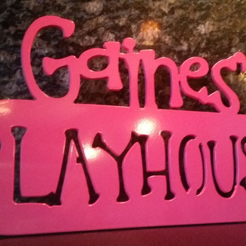 Metal Signs for Playhouse - Etsy