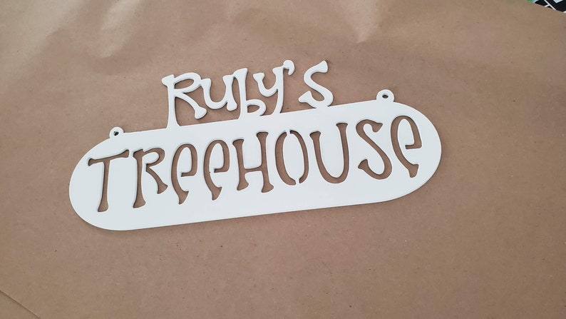 Kid's Playhouse Sign All Metal Painted - Etsy