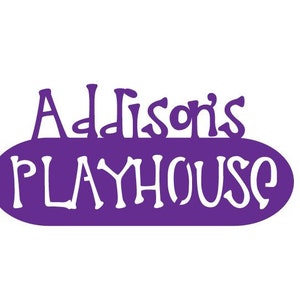 Kid's Playhouse Sign All Metal Painted - Etsy