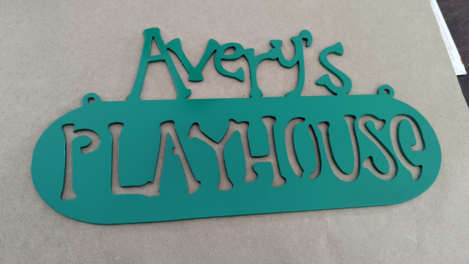 Kid's Playhouse Sign All Metal Painted - Etsy