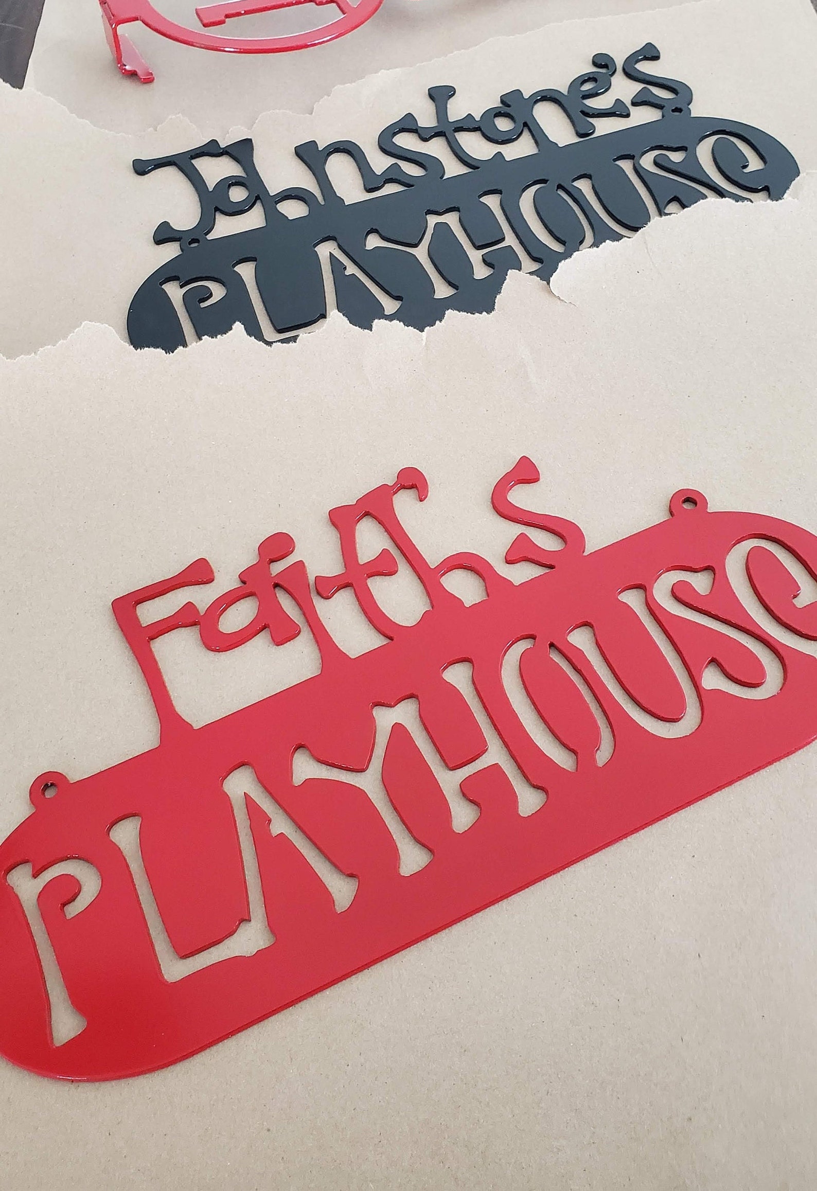 Kid's Playhouse Sign All Metal Painted - Etsy