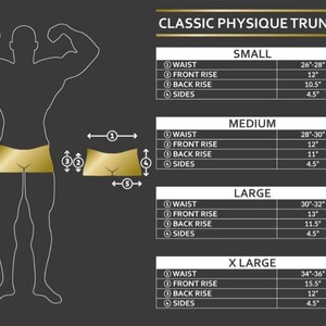 Classic Physique Trunks. - Etsy