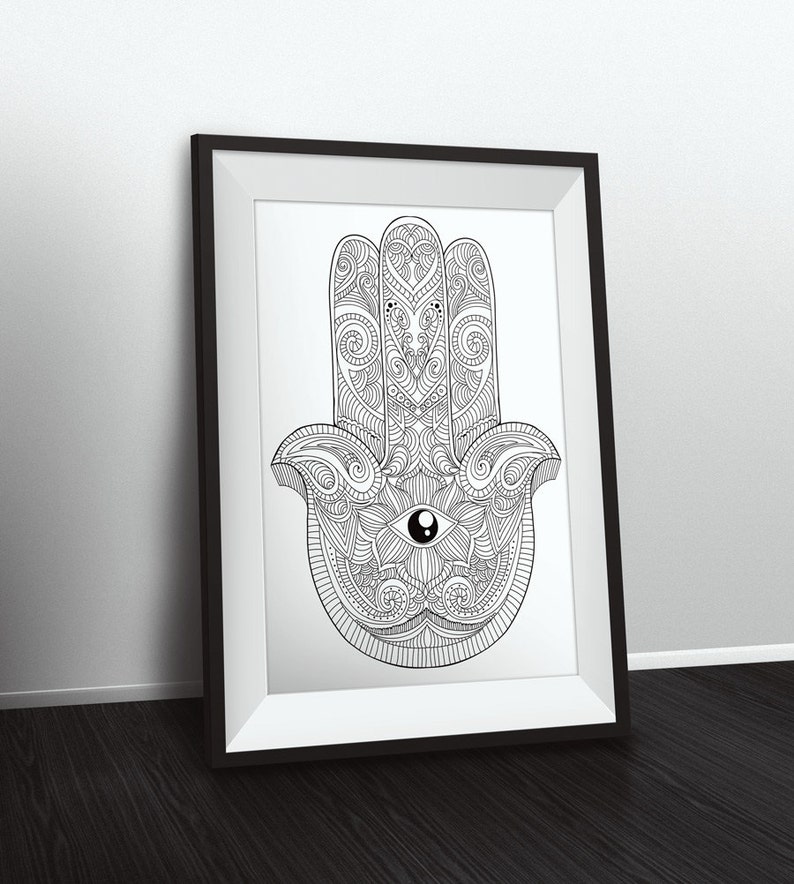 Hand of Buddha Evil Eye Protector - Etsy