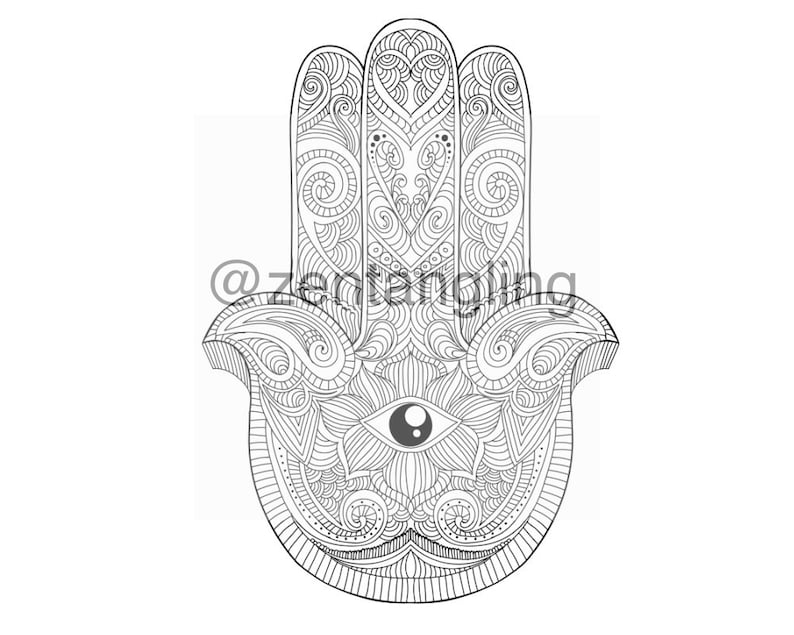 Hand of Buddha Evil Eye Protector - Etsy