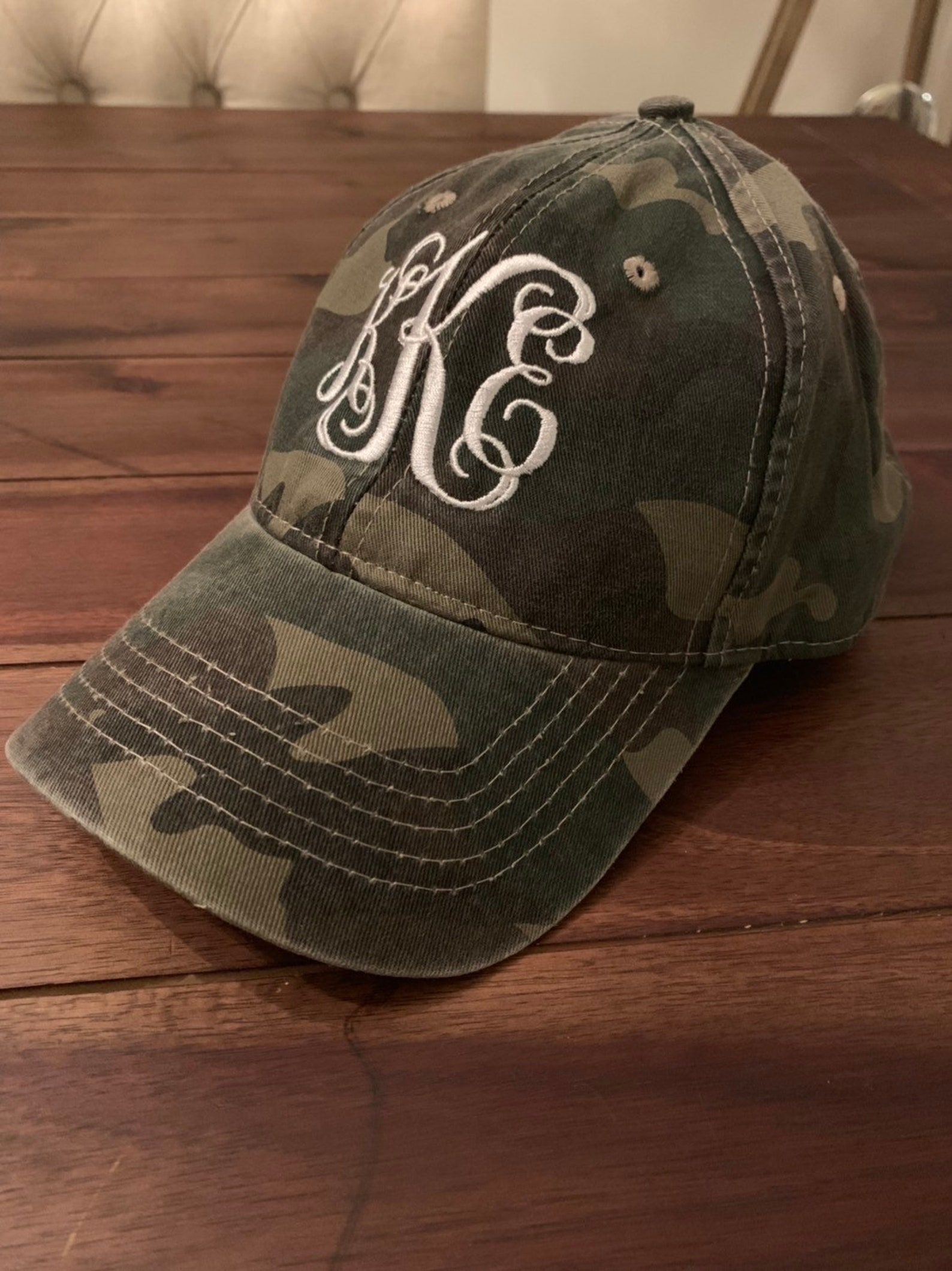 Monogrammed Camo Hat Monogrammed Camo Baseball Cap - Etsy