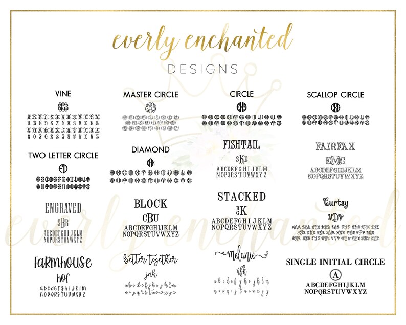 Do Not Purchase Fonts Everly Enchanted - Etsy