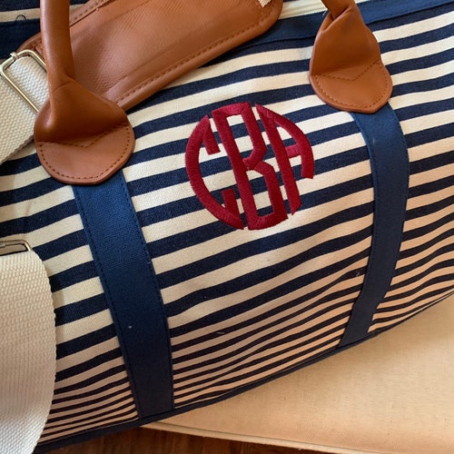 Monogrammed Weekender Bag Monogrammed Overnight Bag - Etsy