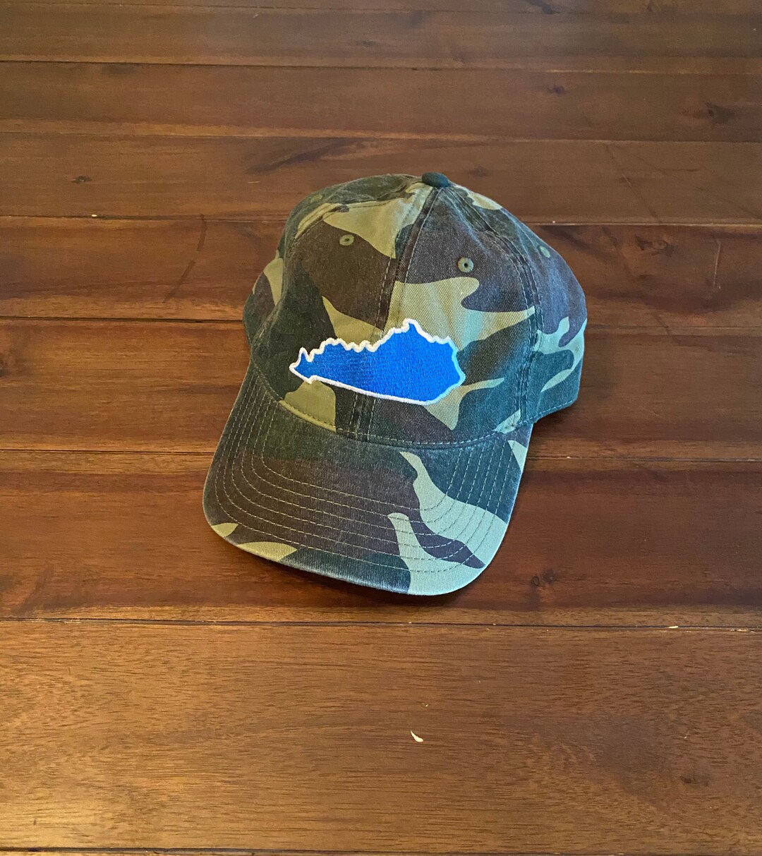 Monogrammed State Outline Camo Hat | Personalized Kentucky State Camo ...