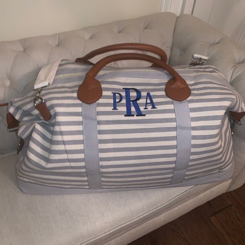 Monogrammed Weekender Bag Monogrammed Overnight Bag - Etsy