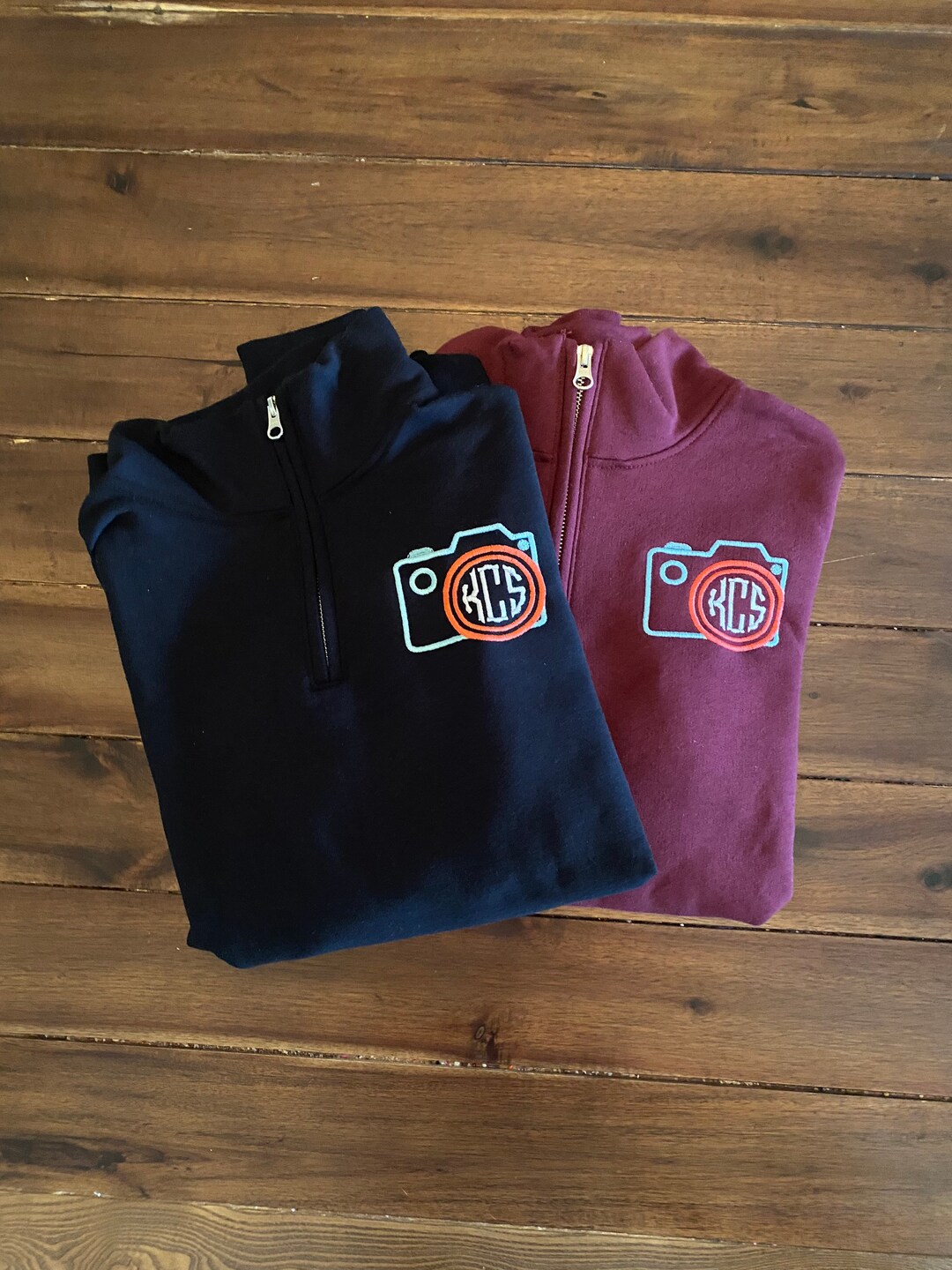 Photography Camera Monogrammed Zip-up | Camera Monogrammed Pullover ...