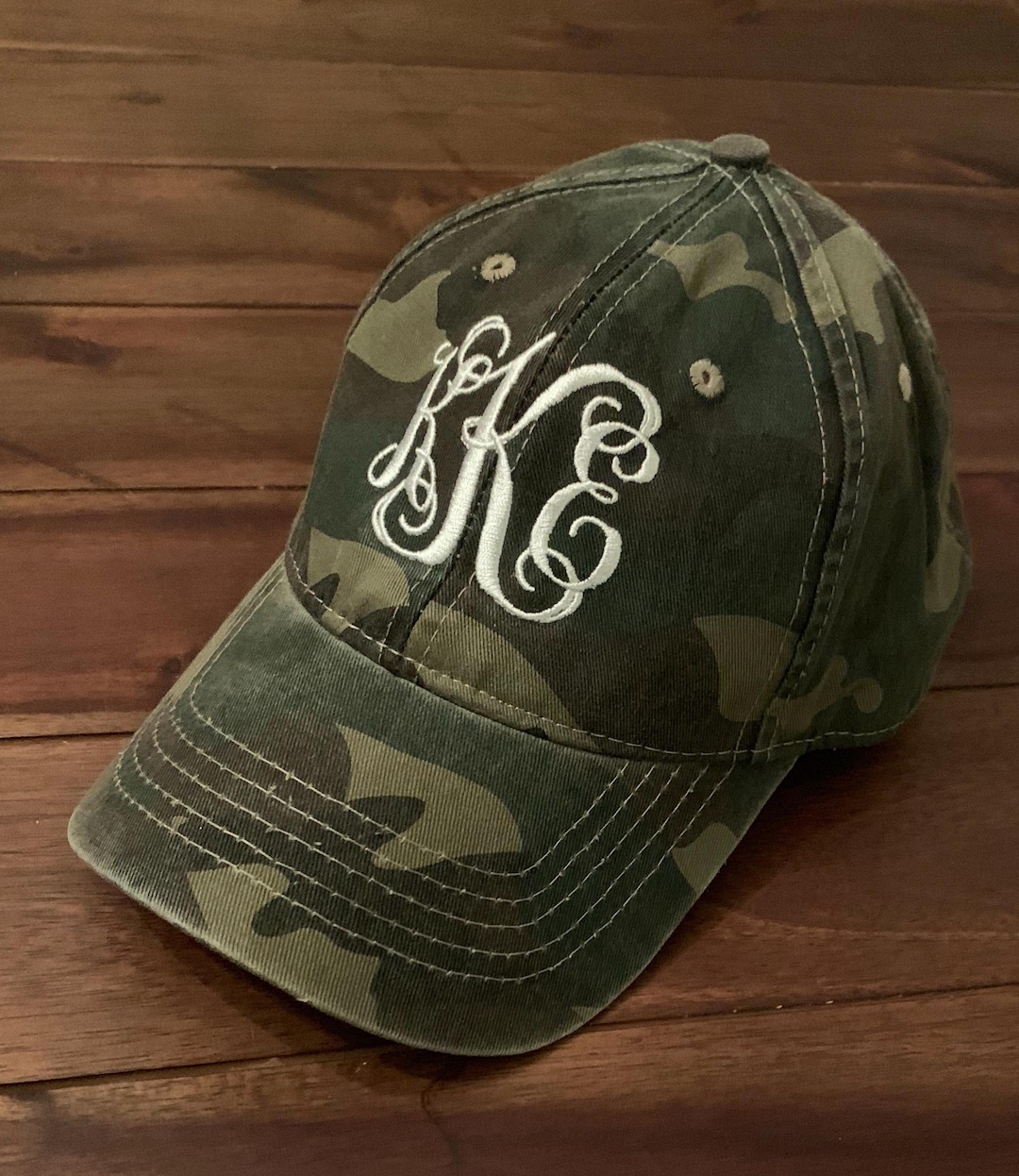 Monogrammed Camo Hat | Monogrammed Camo Baseball Cap | Monogrammed Gift ...