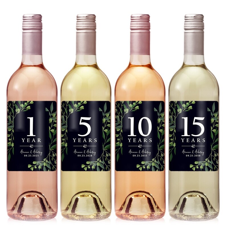 Milestone Wine Label - Etsy