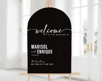 Arc Acrylic Wedding Sign Wedding Welcome Sign Welcome to - Etsy