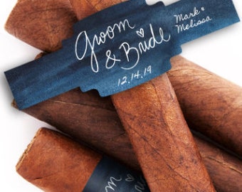 Custom Cigar Bands Wedding Cigar Labels Cigar Bar - Etsy