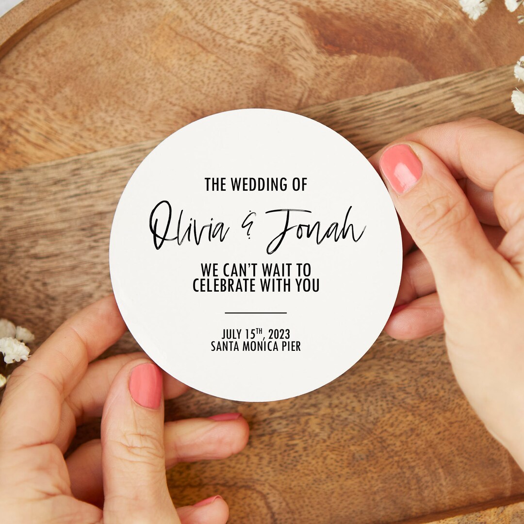 Personalized Coasters, Wedding Gift, Housewarming Party, Wedding Favor ...