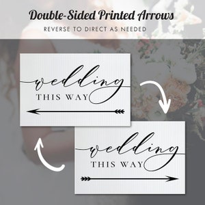 Wedding Parking, Directional Signs, Event Arrow Sign, Outdoor Direction ...