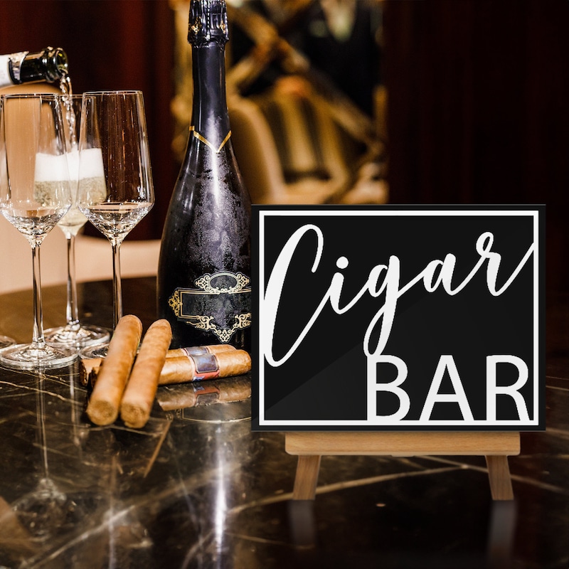Cigar Bar Sign - Etsy