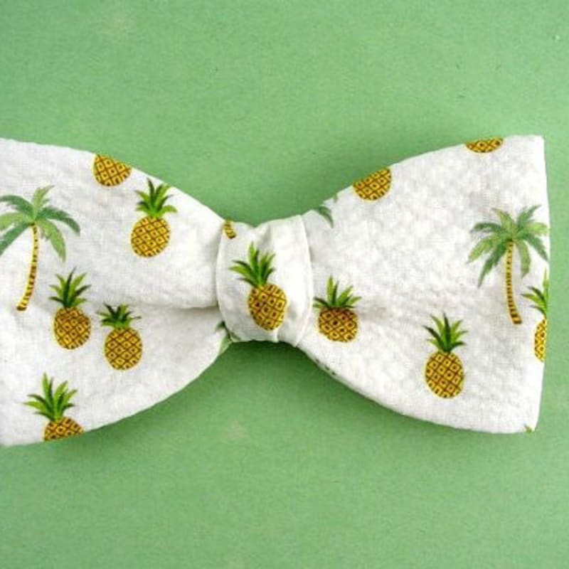 Palm Tree Bow Tie - Etsy