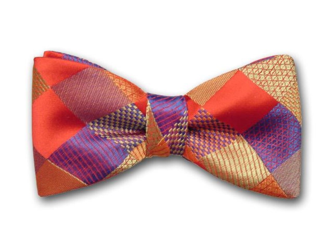 Bow Tie Rebus Fine Woven Silk Bow Tie Pre-tied and Free Style Bowtie ...