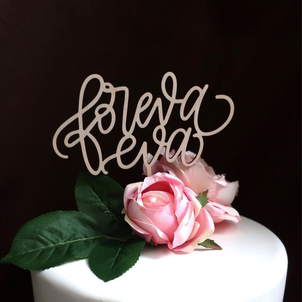 Foreva Eva Cake Topper - Etsy