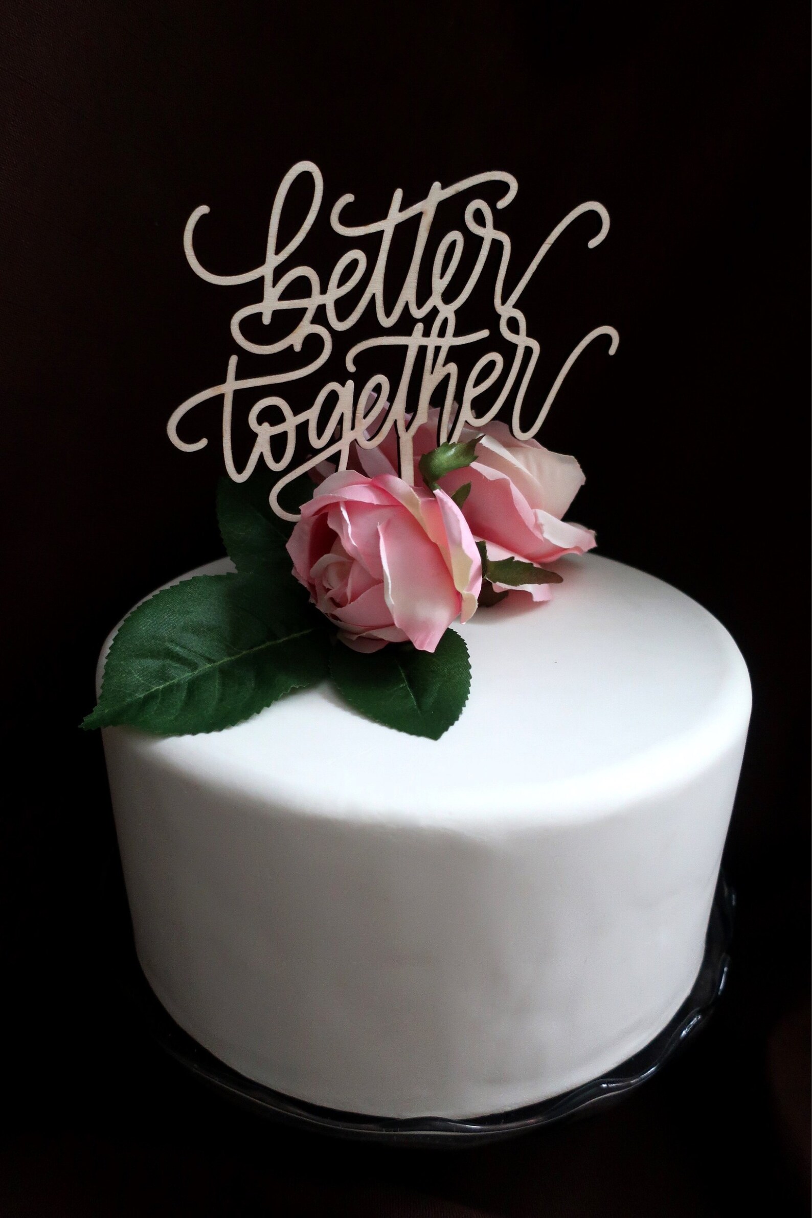 Better Together Cake Topper Laser Cut Wedding Cake Topper - Etsy Canada
