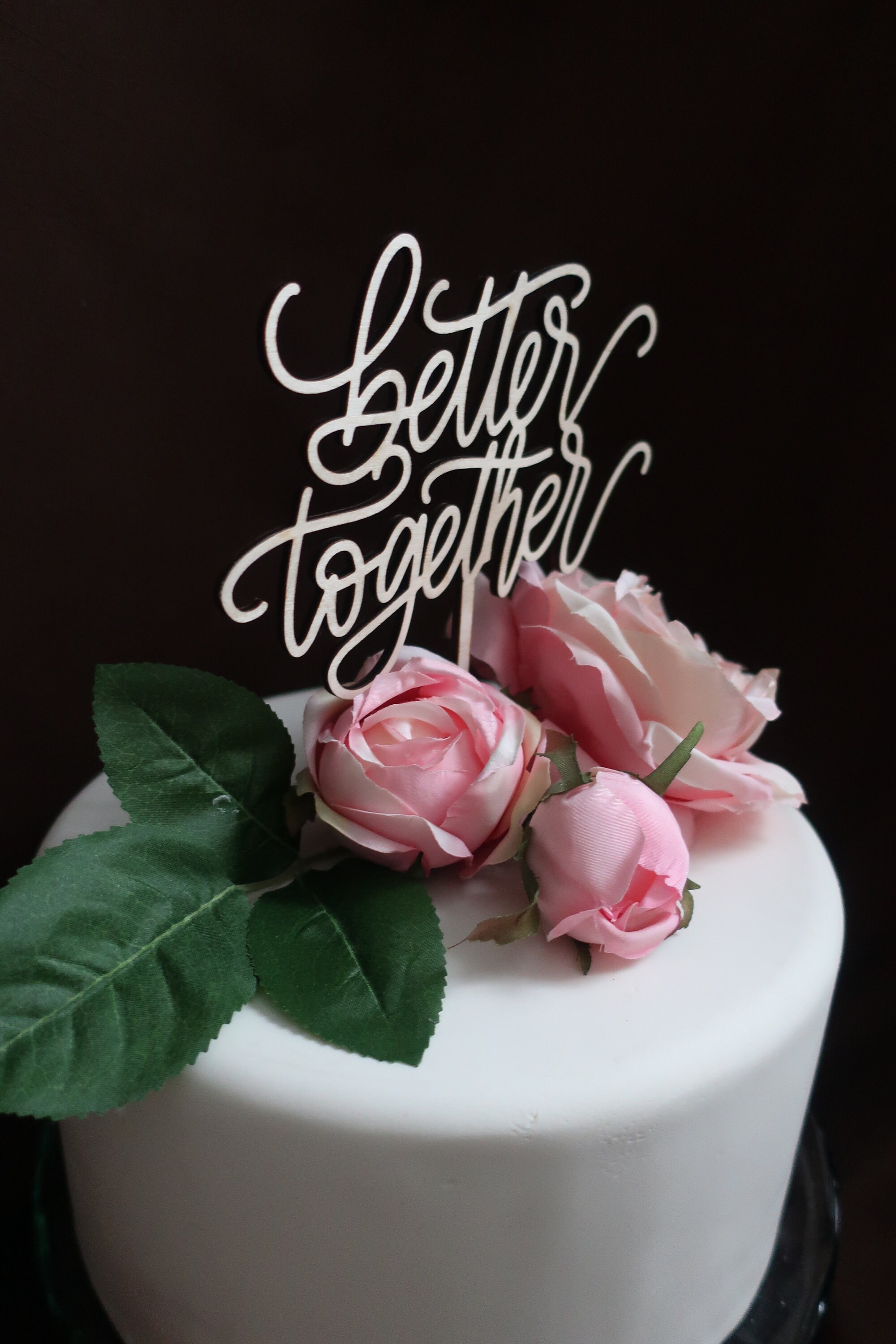 Better Together Cake Topper Laser Cut Wedding Cake Topper - Etsy Canada