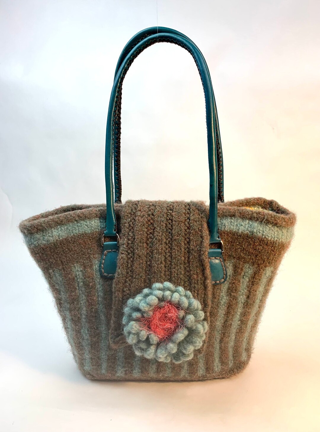 ARTIST Created, One of a Kind, Lamp Shade Style HANDBAG/ Shoulder Bag ...