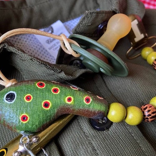 Fishing Lure Pacifier Clip - Etsy