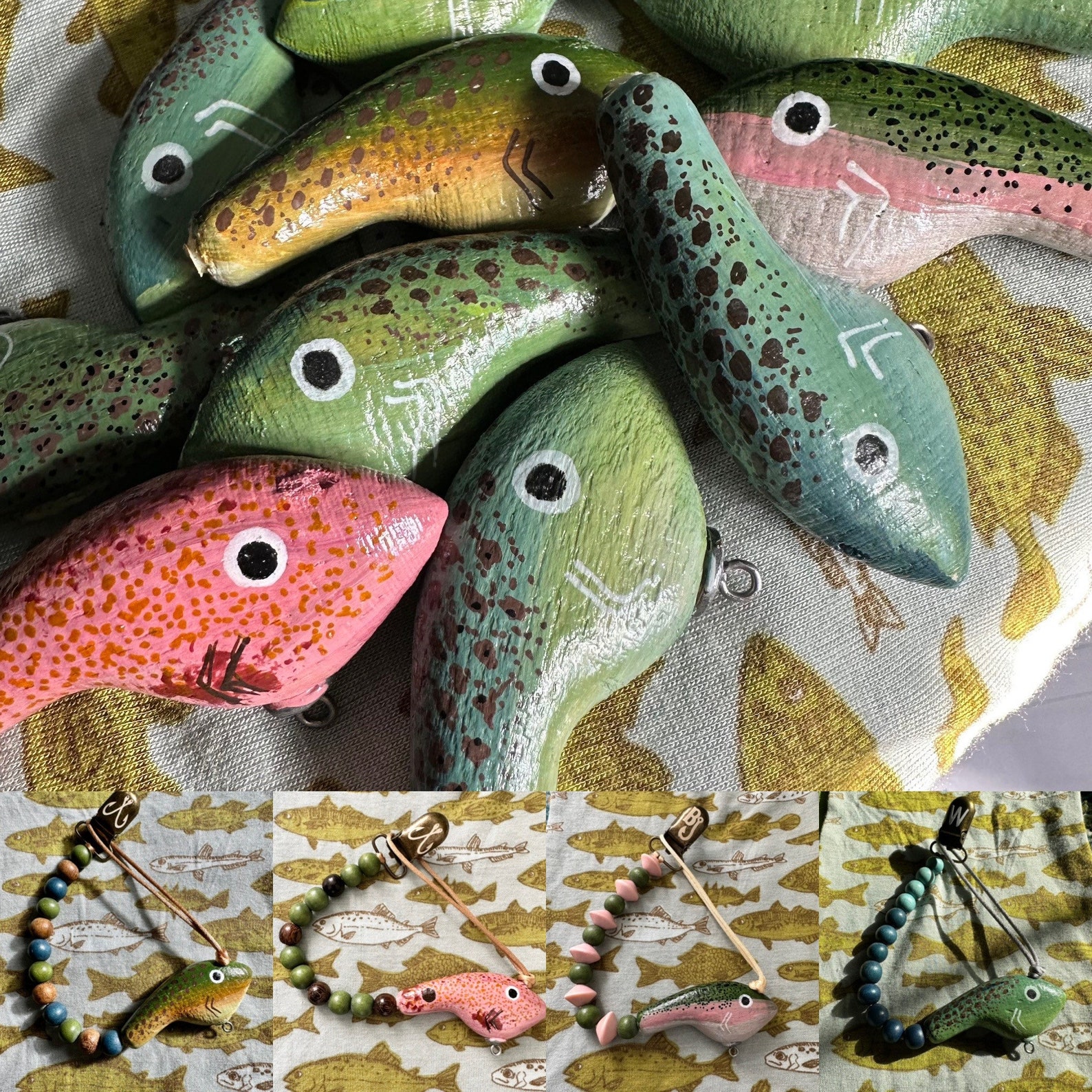 Fishing Lure Pacifier Clip - Etsy