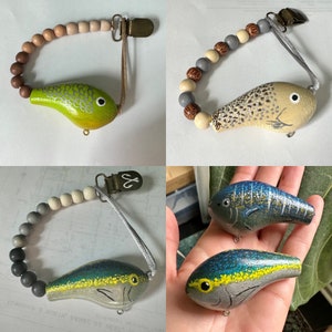 Fishing Lure Pacifier Clip - Etsy