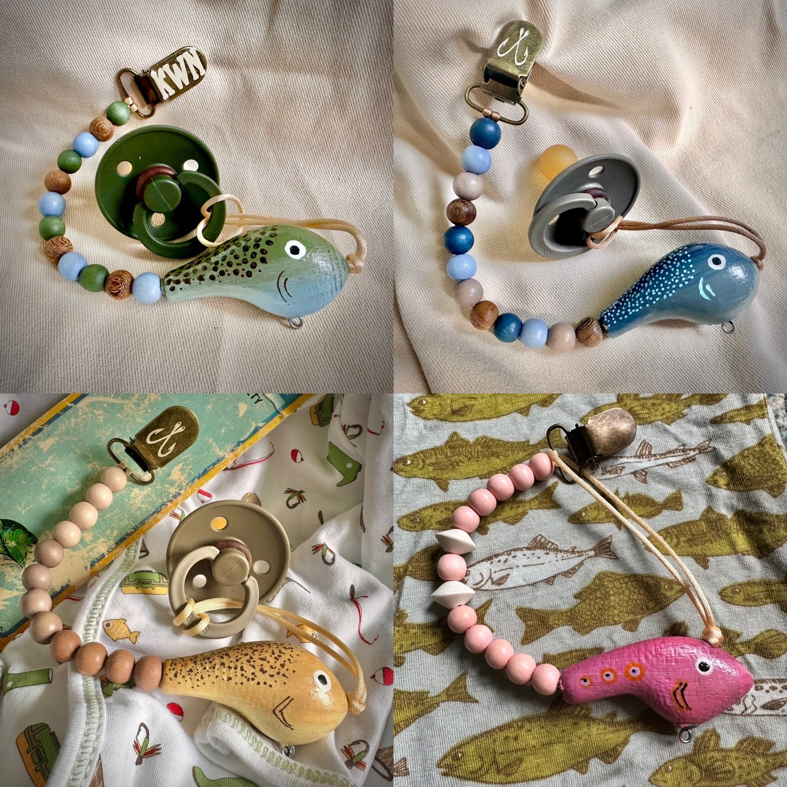 Fishing Lure Pacifier Clip - Etsy