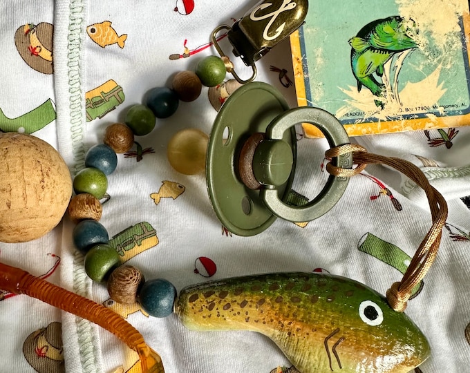 Fishing Lure Pacifier Clip - Etsy