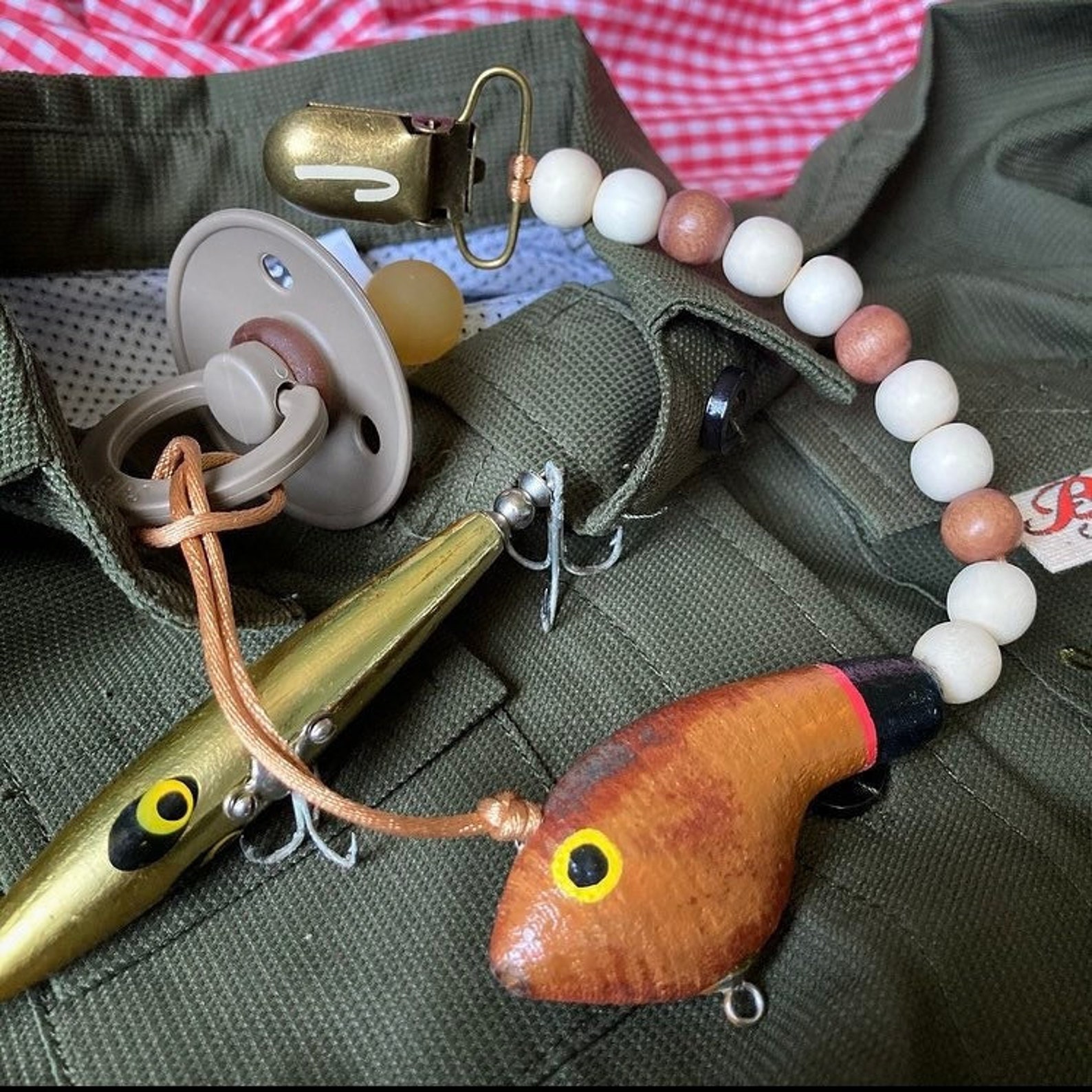 Fishing Lure Pacifier Clip - Etsy