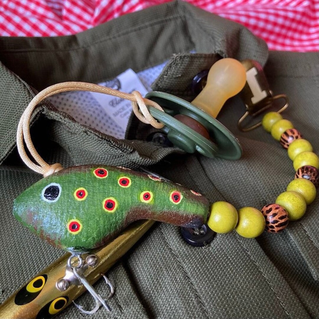 Fishing Lure Pacifier Clip - Etsy