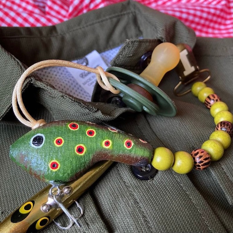 Fishing Lure Pacifier Clip - Etsy