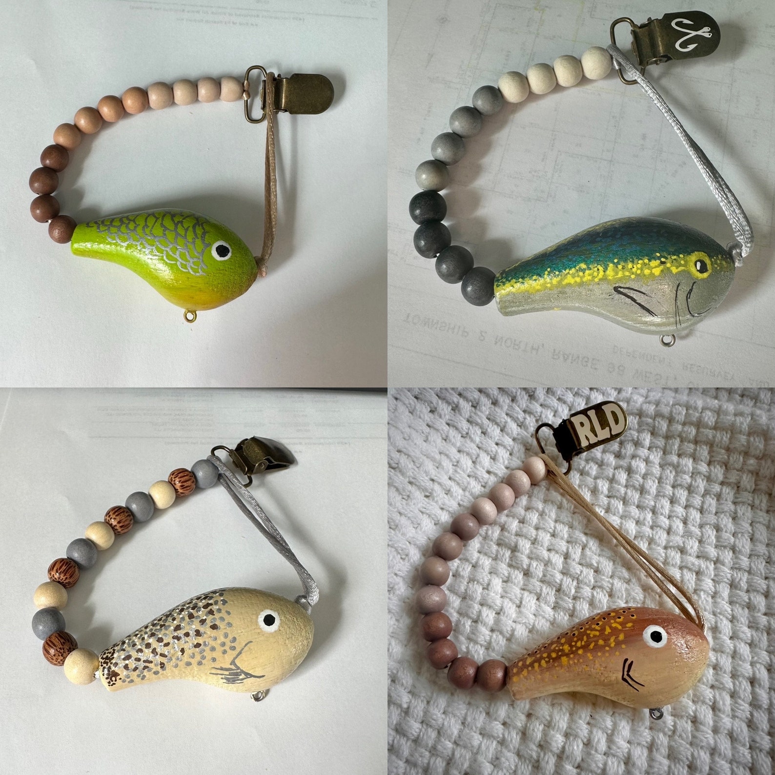 Fishing Lure Pacifier Clip - Etsy