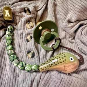 Fishing Lure Pacifier Clip - Etsy