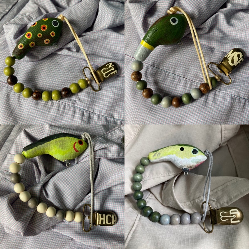 Fishing Lure Pacifier Clip - Etsy