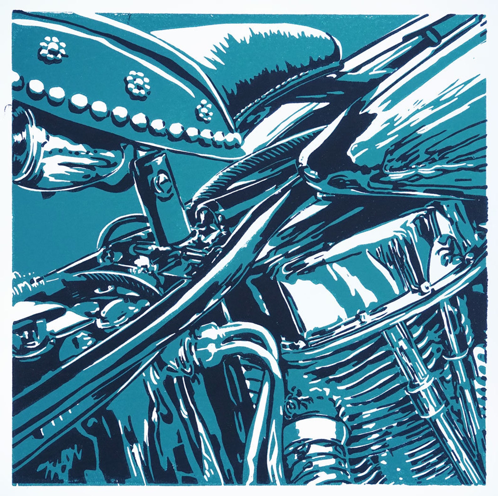 Panhead, Classic Motorcycle, Detail Tech04 - Etsy