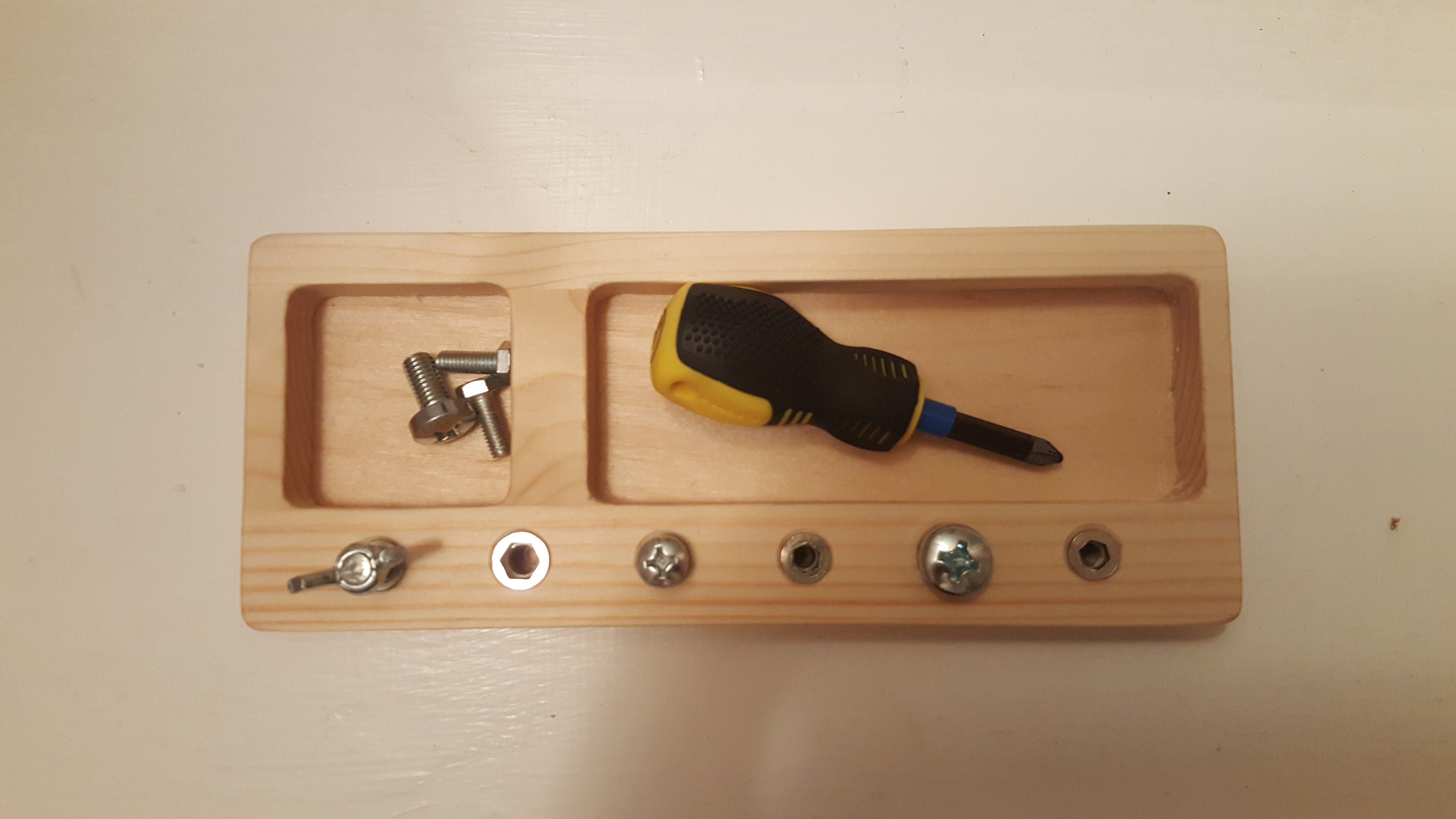 Montessori Screw Board / Educational Toy / Toy Screw Board / - Etsy