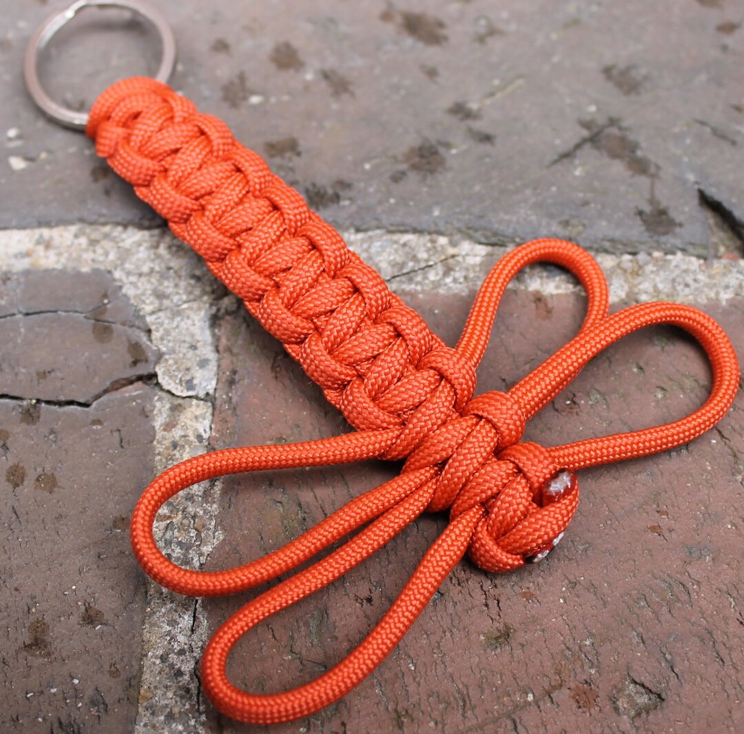 Dragonfly Key Chains - Paracord Key Ring - Dragonflies - Woven Key ...